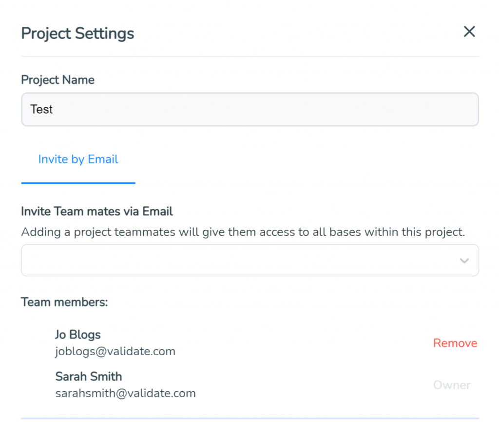 How to set up a team in SimVenture Validate