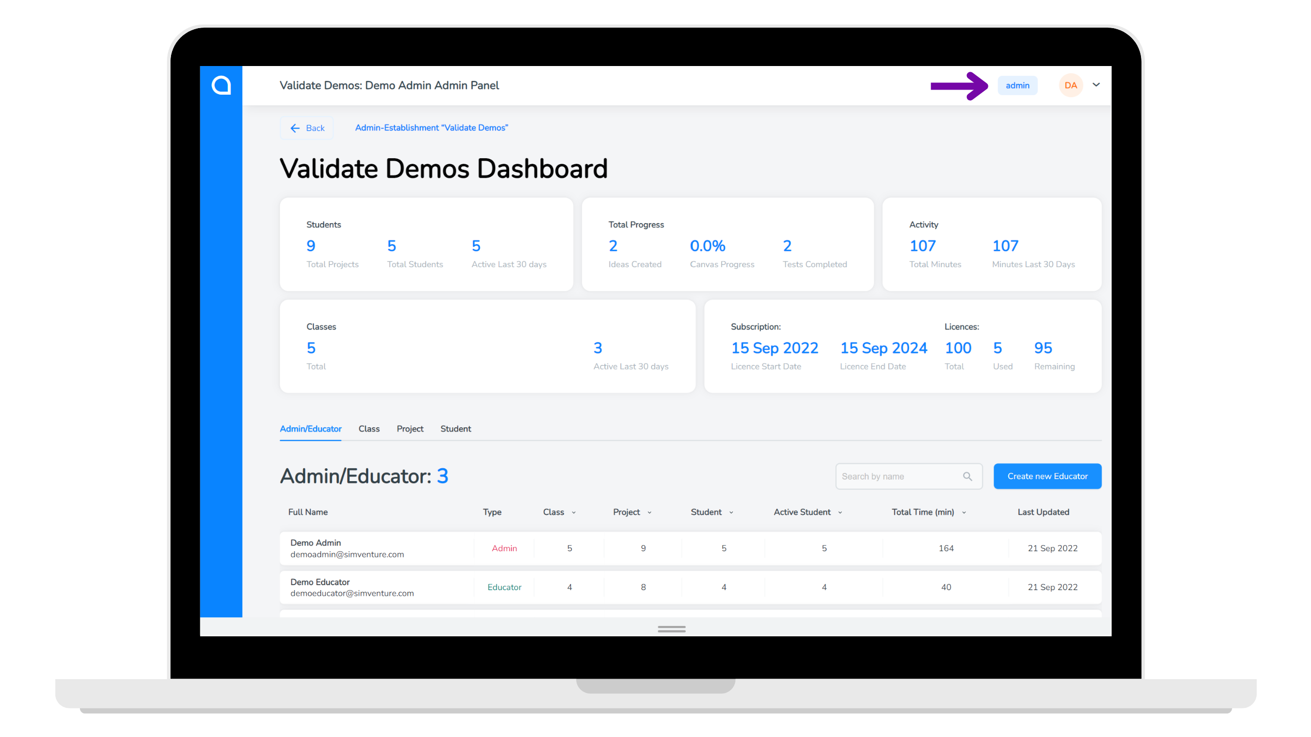 SimVenture Validate 2022 Software Updates
