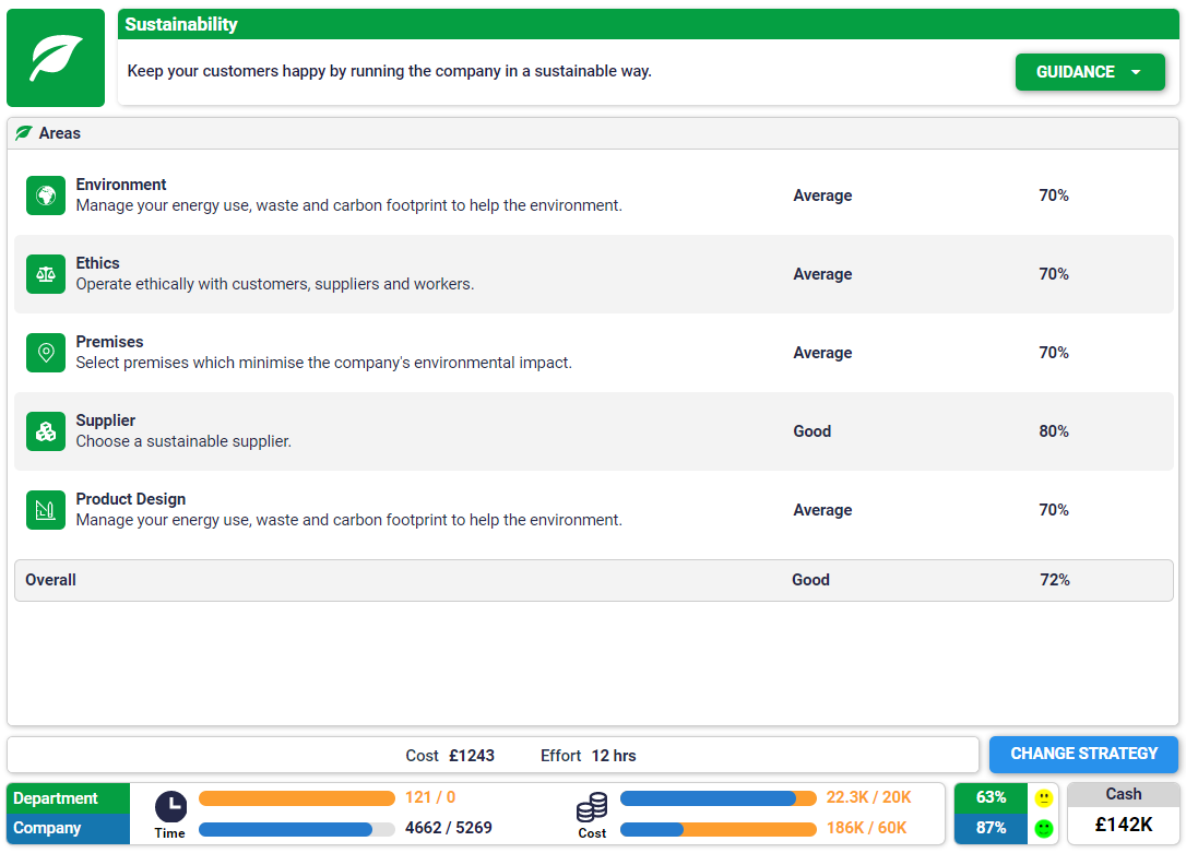 Online Business Simulation - Explore Advanced Features