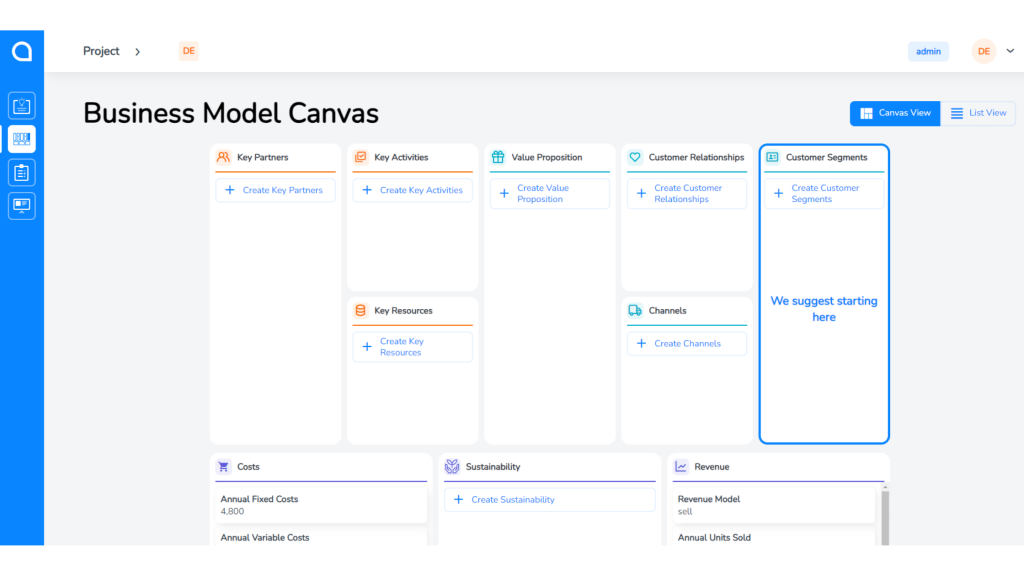 How to access the admin area of SimVenture Validate